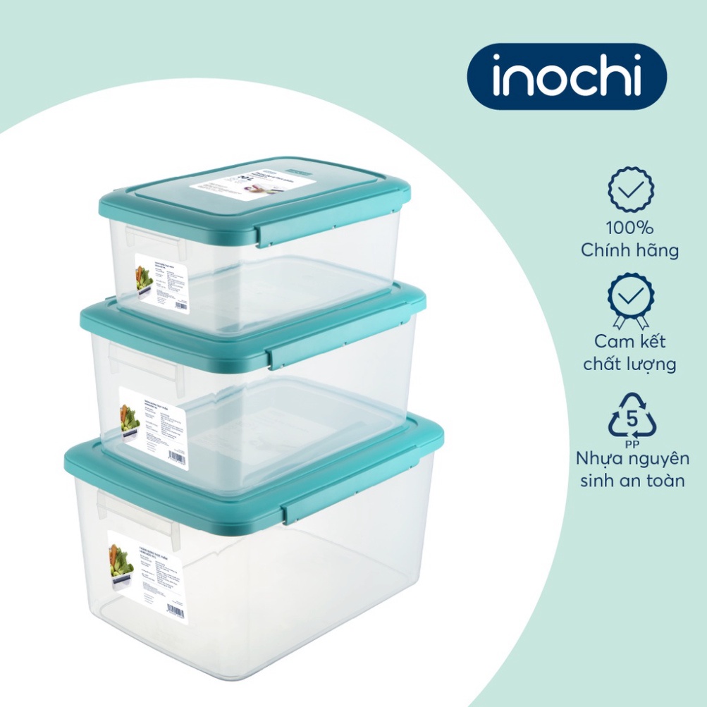 Transparent plastic food storage bin with lid Hokkaido inochi dry goods ...