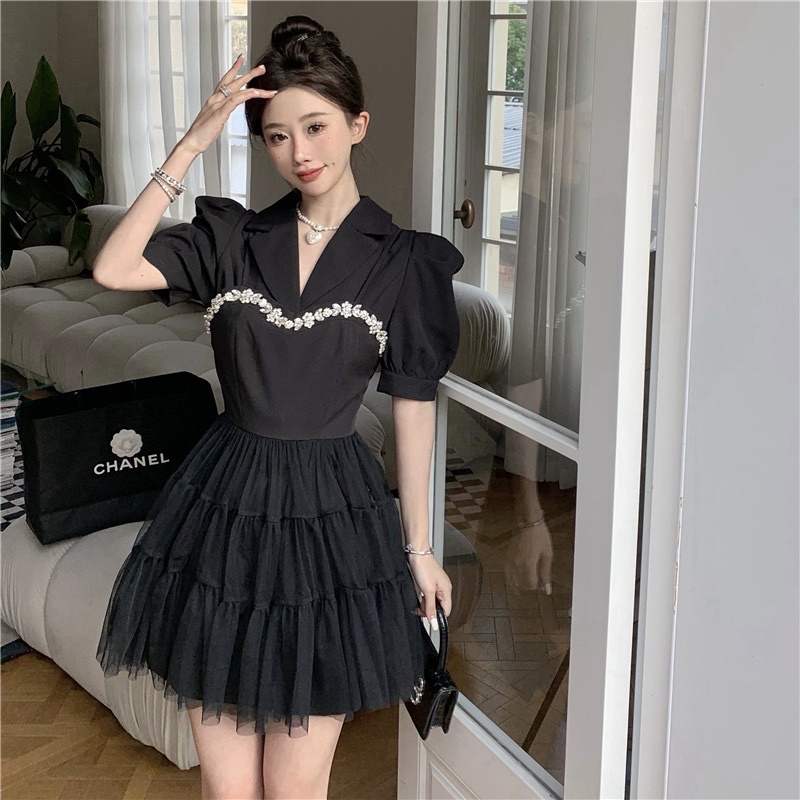 Set 2S + Luxurious Detachable Vest Dress to Wear 2 Styles 40-75kg ...