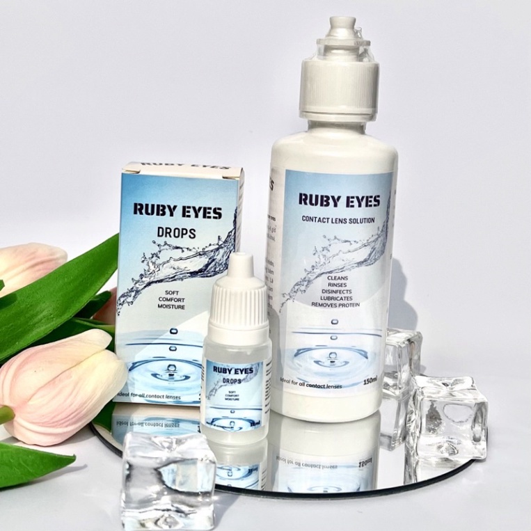 Ruby Eyes Contact Lens Ruby And Ruby Eye Drops | Shopee Malaysia