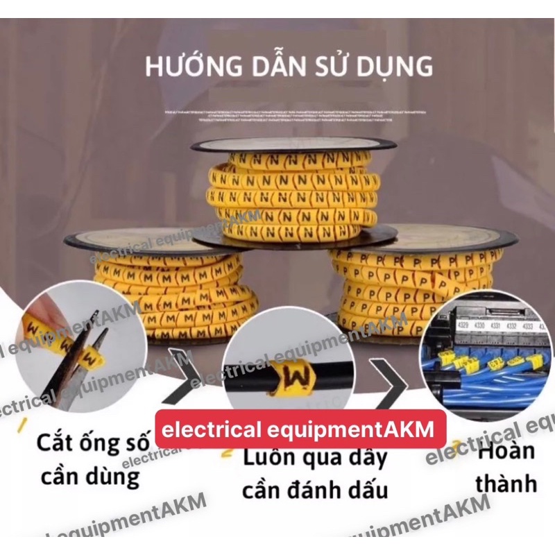 Ec1 ELECTRICAL WIRE NUMBERING RING - 2.5MM / EC2 WIRE - 4mm WIRE / EC 3 ...