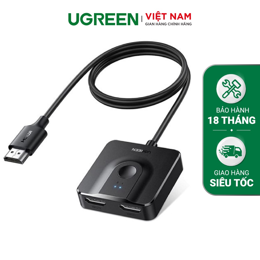 Ugreen Split Switch - HDMI 2.0 2-In-1 Signal Conference (2-Way Support ...