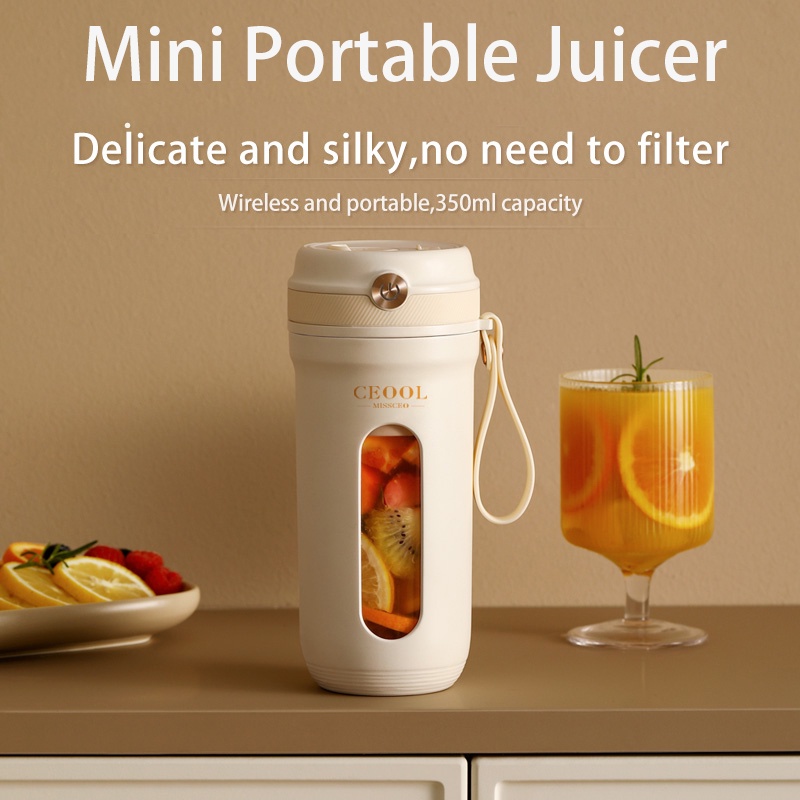 Mini portable juice cup, electric multifunctional juicer, ice crushing ...