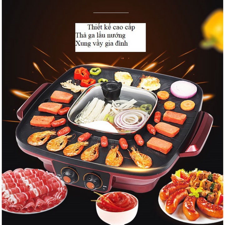 (Genuine Schatz) Sikma 220V Parallel Electric Hot Pot Grill - Schatz VNOffical | Shopee Malaysia