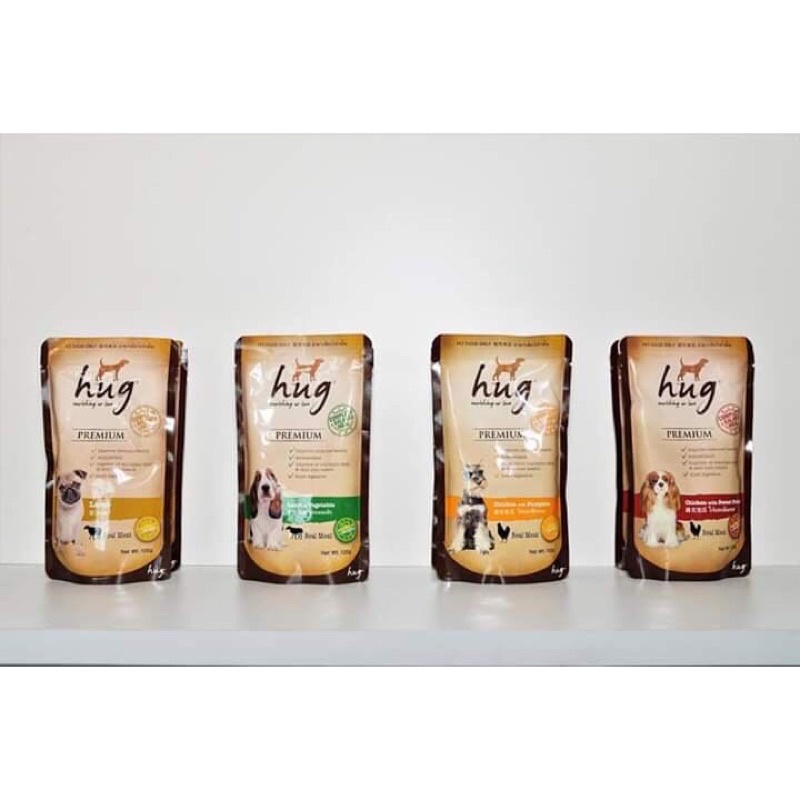 Pate HUG FOR DOGS PACKAGE 120G (4 Flavors) | Shopee Malaysia