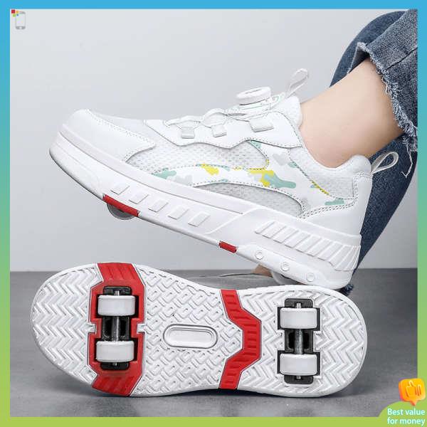 kick roller shoes skate roller Kasut lari empat roda kasut roller kanak ...
