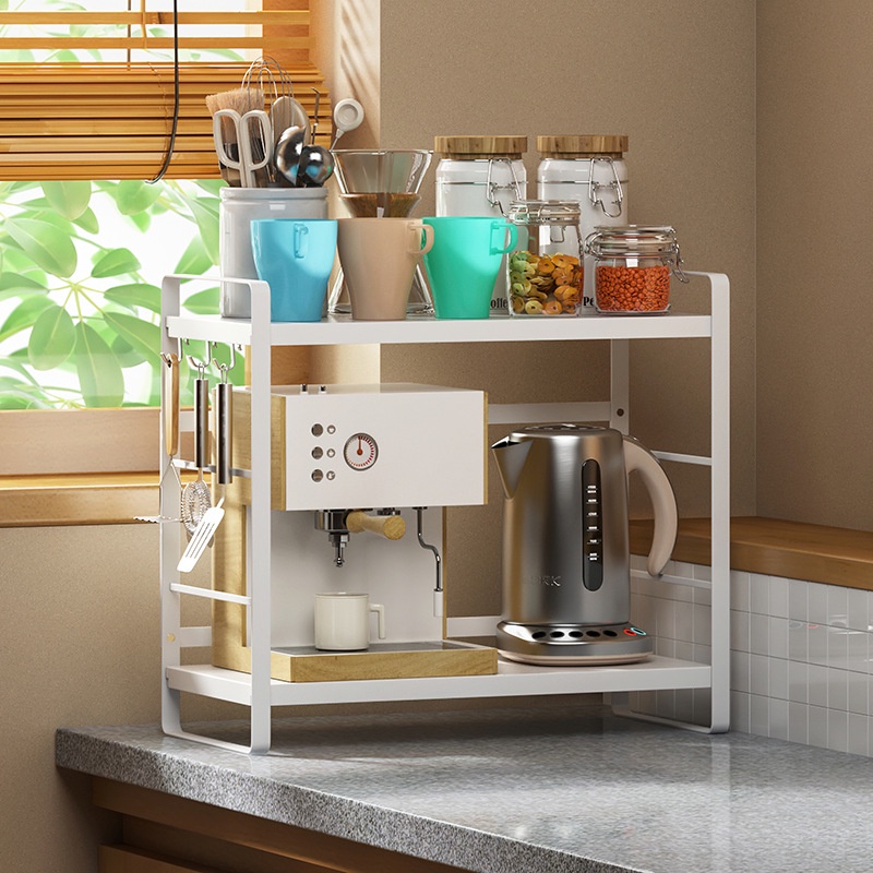 Kitchen Small Appliances Rack Narrow-Sided Compartment Countertop Tea ...