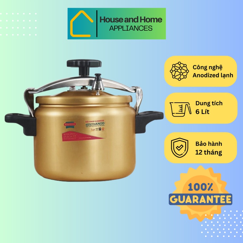 Sunhouse gas Pressure Cooker SHA860 6 Liters | Shopee Malaysia