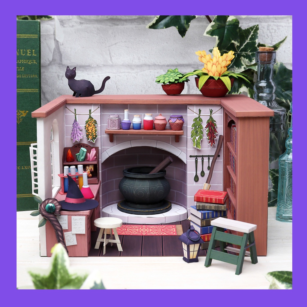 Handmade DIY Mysterious Paper Magic Corner Model | Shopee Malaysia