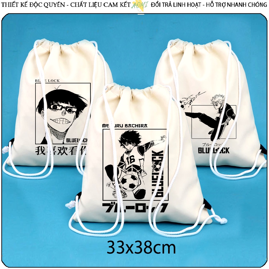 Mini basic BACKPACK Seishiro Nagi Yoichi Isagi Blue Lock Meguru Bachira ...