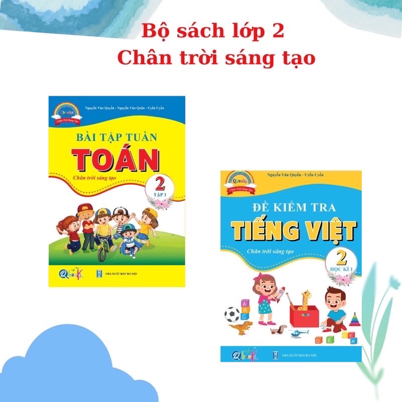 Book - Combo of Weekly Exercises, Math and Vietnamese Tests Grade 2 ...