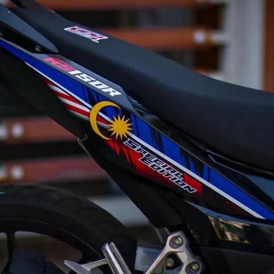 Honda Winner X V3 Removable Sticker Malaysian Flag Style Premium Decal ...