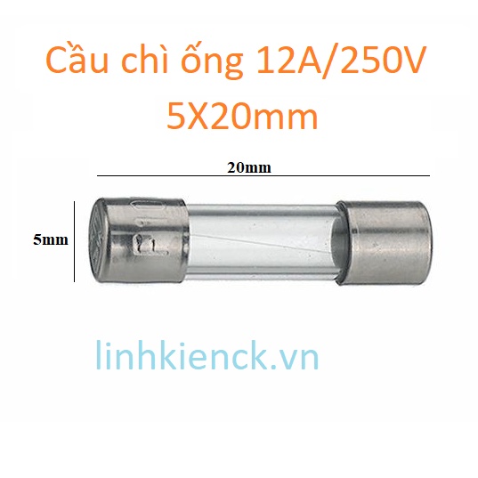 Tube fuse 12A/250V 5X20mm (10 pieces) | Shopee Malaysia