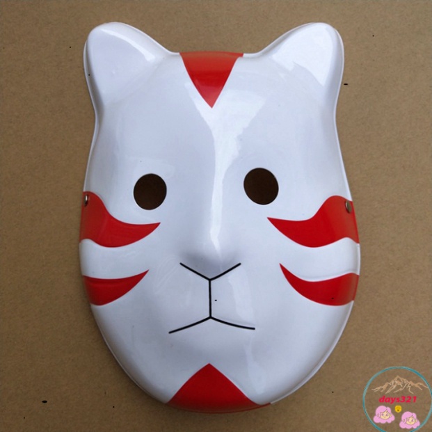 Anbu Naruto shoulder mask-sad cat mask-One piece-cat mask Anbu hacker ...