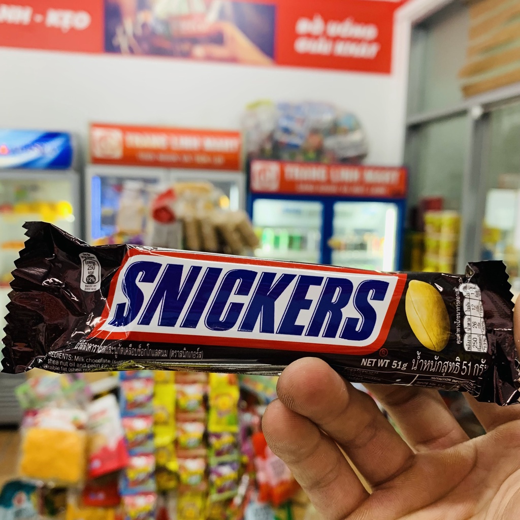 Snickers peanut chocolate bar 51g | Shopee Malaysia