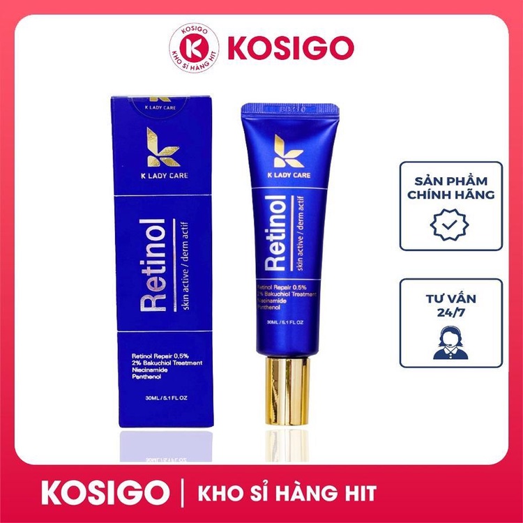 Korean Retinol K Lady Care Cream 30ml whitens and plumps facial skin ...