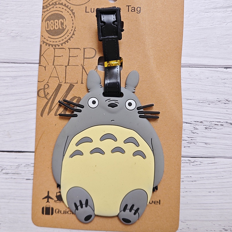 Hayao Miyazaki My Neighbor Totoro Luggage Tag Spirited Away Coal ...