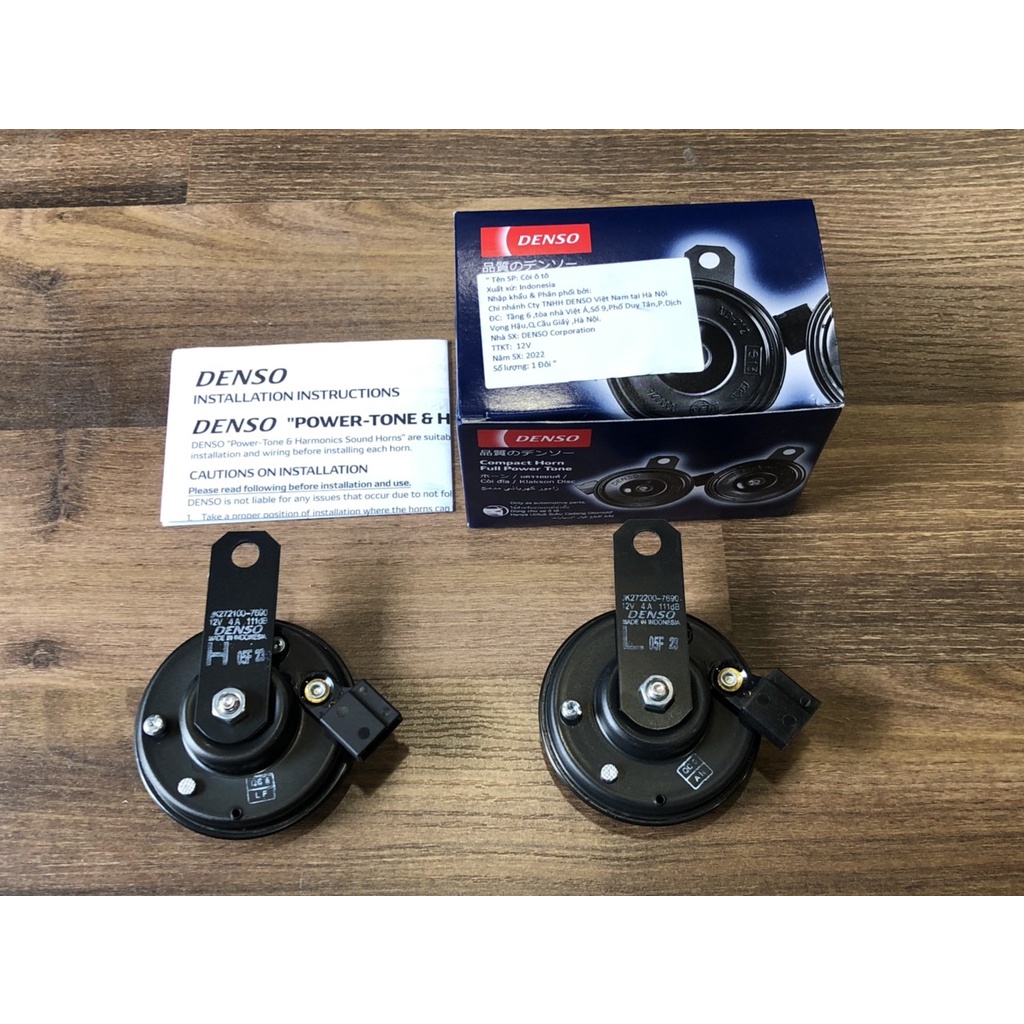 Genuine Denso disc horn for Ford Everest 12v 1 jack (JK272000-7690 ...