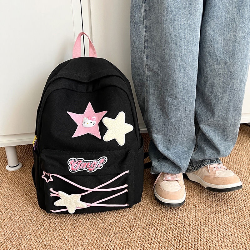 2023 new sweet and spicy backpack college style Japanese Korean version ...