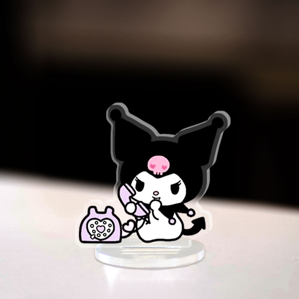 Mini model Sanrio Standee Chibi Hello Kitty Characters Kuromi Keroppi ...