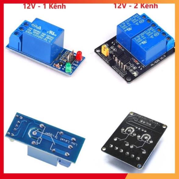 Relay Module 5VDC 12VDC 1 Channel 2 Channel - relay Circuit 5V 12V 1 ...