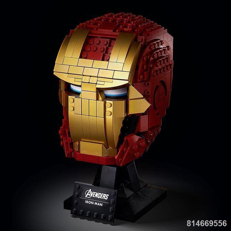 Iron Man Helmet 76165 Building Blocks Series Superhero Assembly Model ...