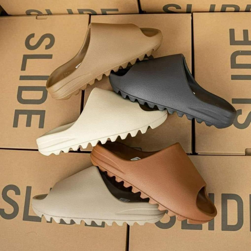 Yeezy Slide SS22 Matte Patent Leather Slippers full box YZ Slide 1: 1 ...