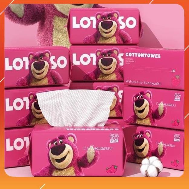 Strawberry bear tissue made of thick cotton for facial cleaning and ...