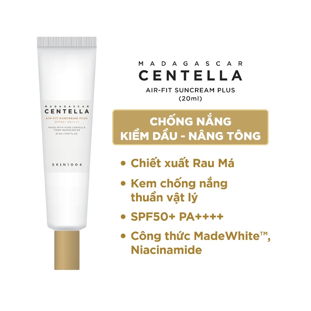 Mini Skin1004 Madagascar Centella Airfit Suncream Plus SPF50+ PA ...