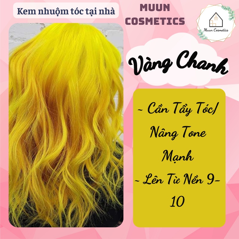 OXY Lemon Yellow Hair Dye (Includes Oxygen + Hair Cap + Gloves ...