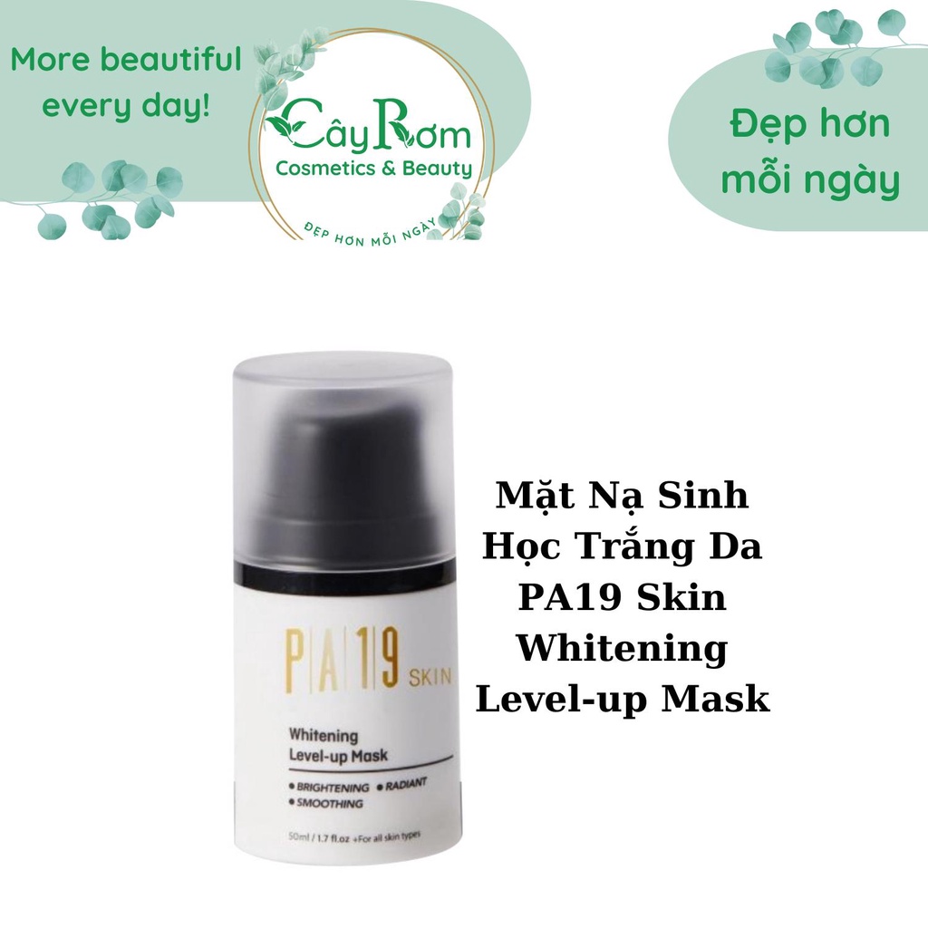 Pa19 Skin Whitening Level-up Mask Straw Cosmetics | Shopee Malaysia