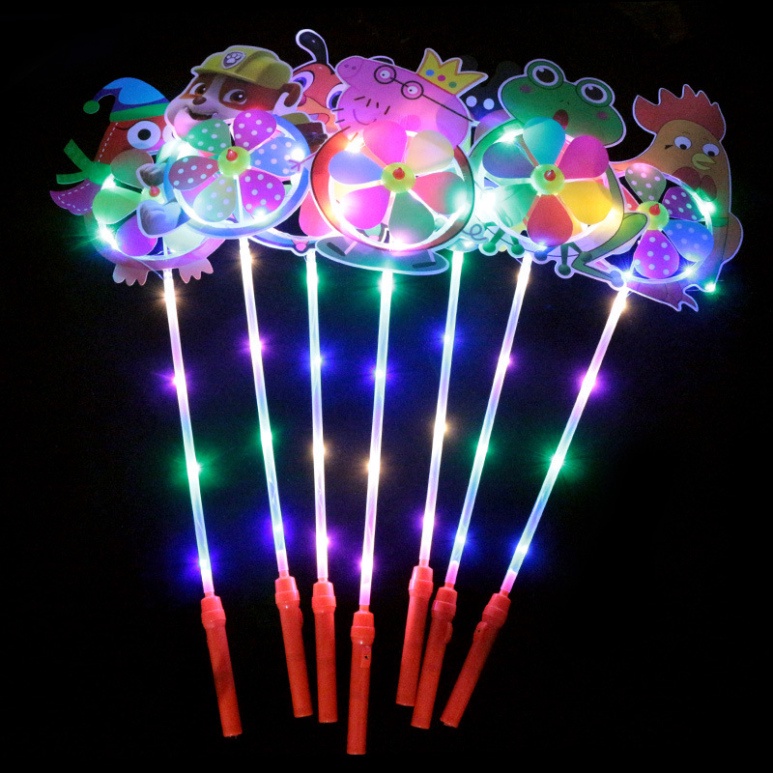 Pinwheel toy with led lights for children to play Mid-Autumn Festival ...