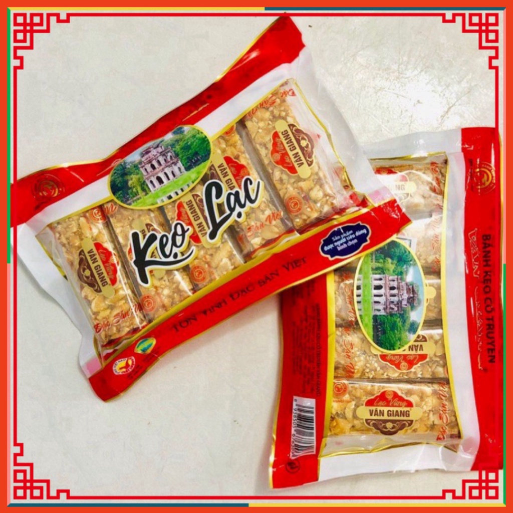 Van Giang peanut candy, famous specialty of Thang Binh, 250g package ...