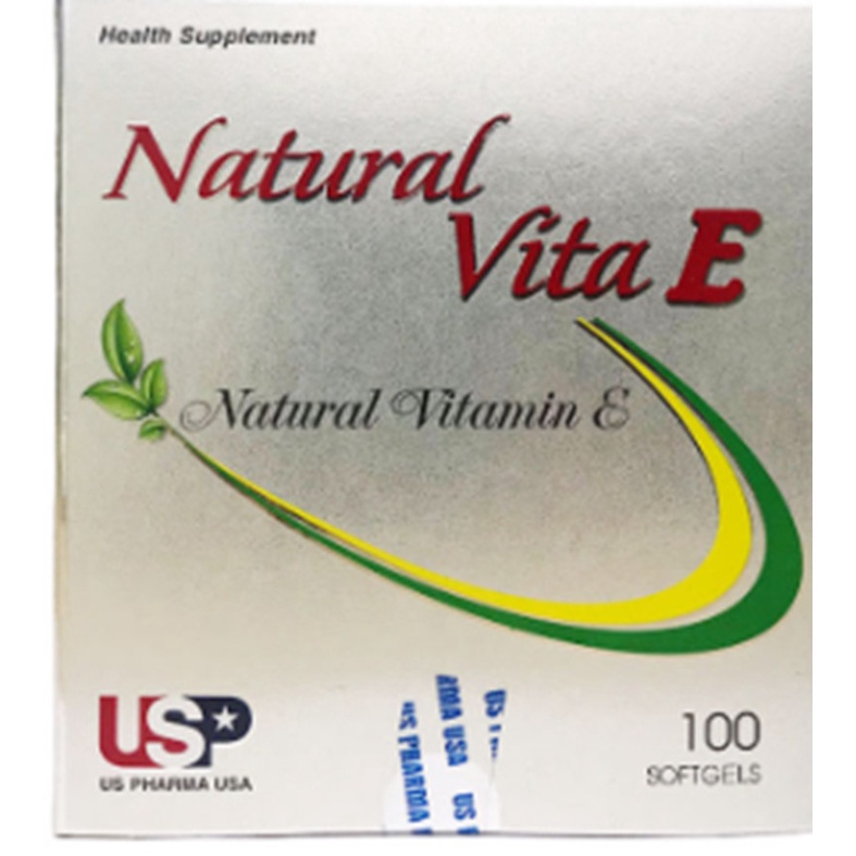 OXY Vitamin NATURAL VITA E USP Box of 100 tablets - Helps beautify the ...