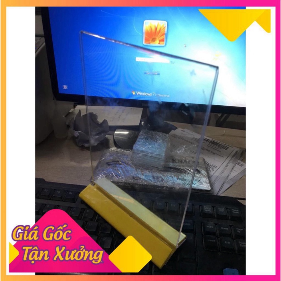 Menu MICA A6 A5 A4, sliding base menu, 2-sided standing menu ...
