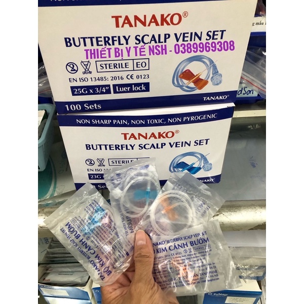 [ODD 01 PCS] TANAKO BUTTERFLY WING NEEDLE 23G 25G, BUTTERFLY WING VEIN ...