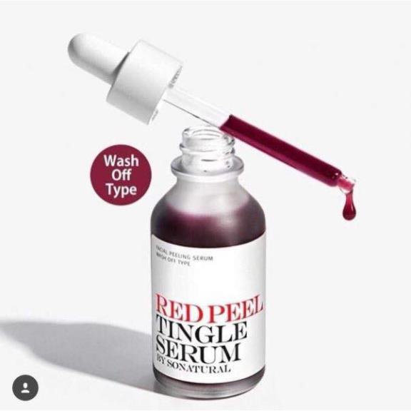 Red Peel TINGE SONATURAL Serum - New Generation Bio Peel Serum | Shopee ...