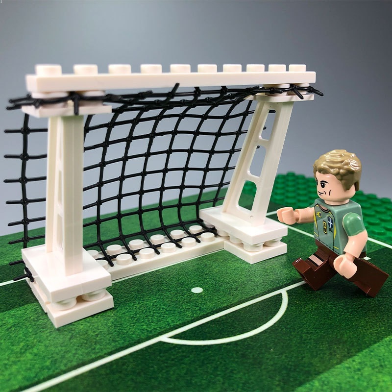 Field Wooden Toys Men's Football Compatible Lego Dragon Gate Football ...