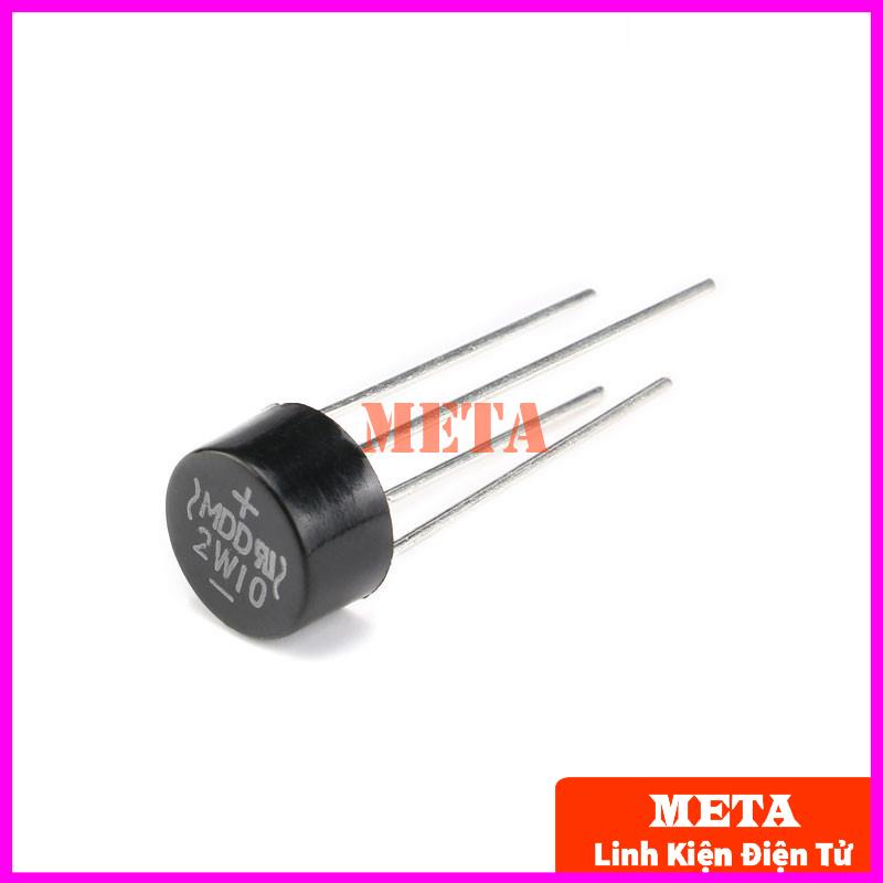 Round Bridge Rectifier Diode 2W10 2A 1000V Dip 4 Pins | Shopee Malaysia