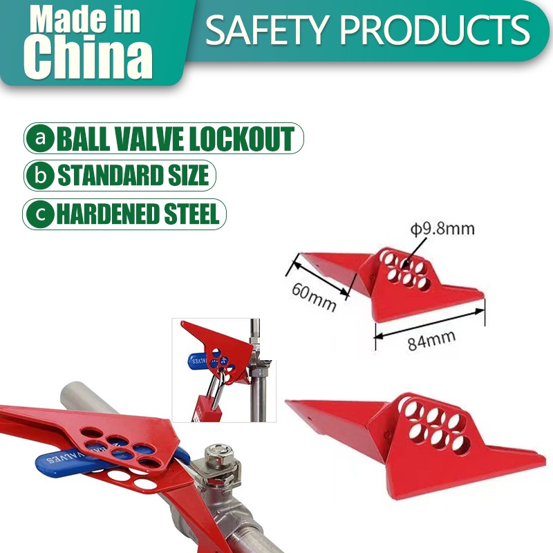 Industrial Safety Lock Standard Ball Valve Lock Pipe Handle Switch Lock ...