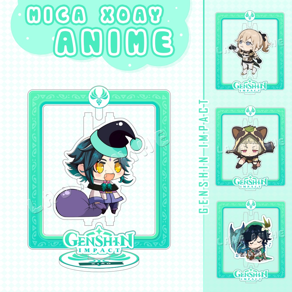 Standee Infinity acrylic Rotation Genshin Impact anemo kazuha jean sayu ...