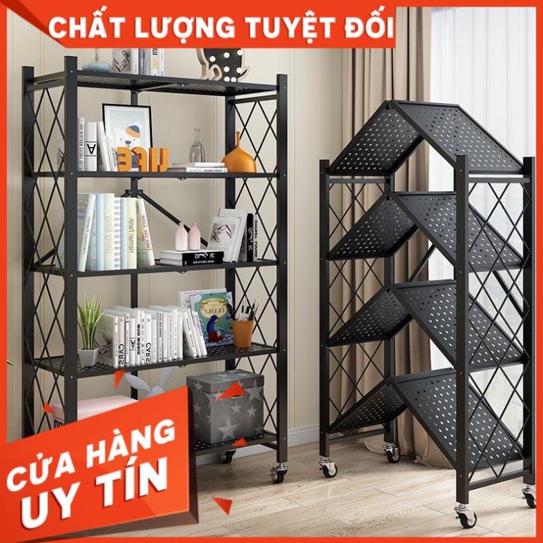 Multi-purpose folding shelf, 3-tier, 4-tier, 5-tier folding iron shelf ...