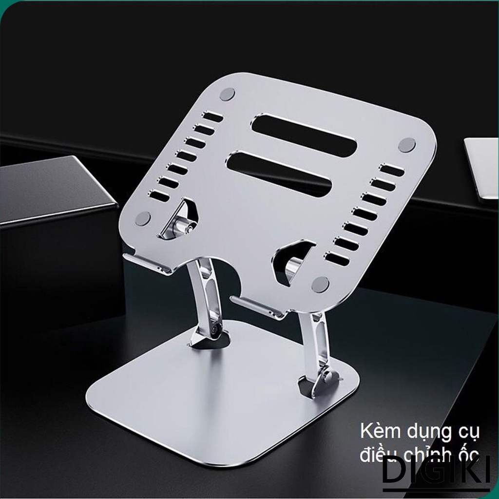 One-legged T602 aluminum laptop stand, tilt angle adjustment and laptop ...