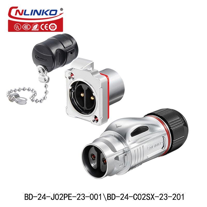Ready Stock Lingke BD24 Solder-Free 2-Core Locking Screw Male Female ...