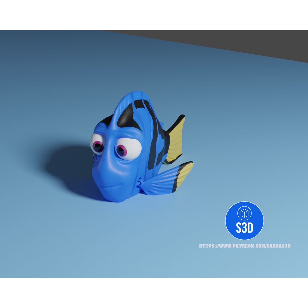 [Not Up] Dory Finding Nemo in 3d With Joints Moving To Change Shape ...