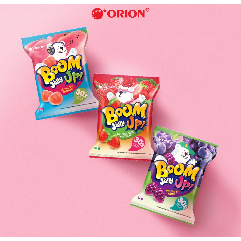 Boom Jelly Orion Gummy Candy 25g Pack (Many Flavors) | Shopee Malaysia