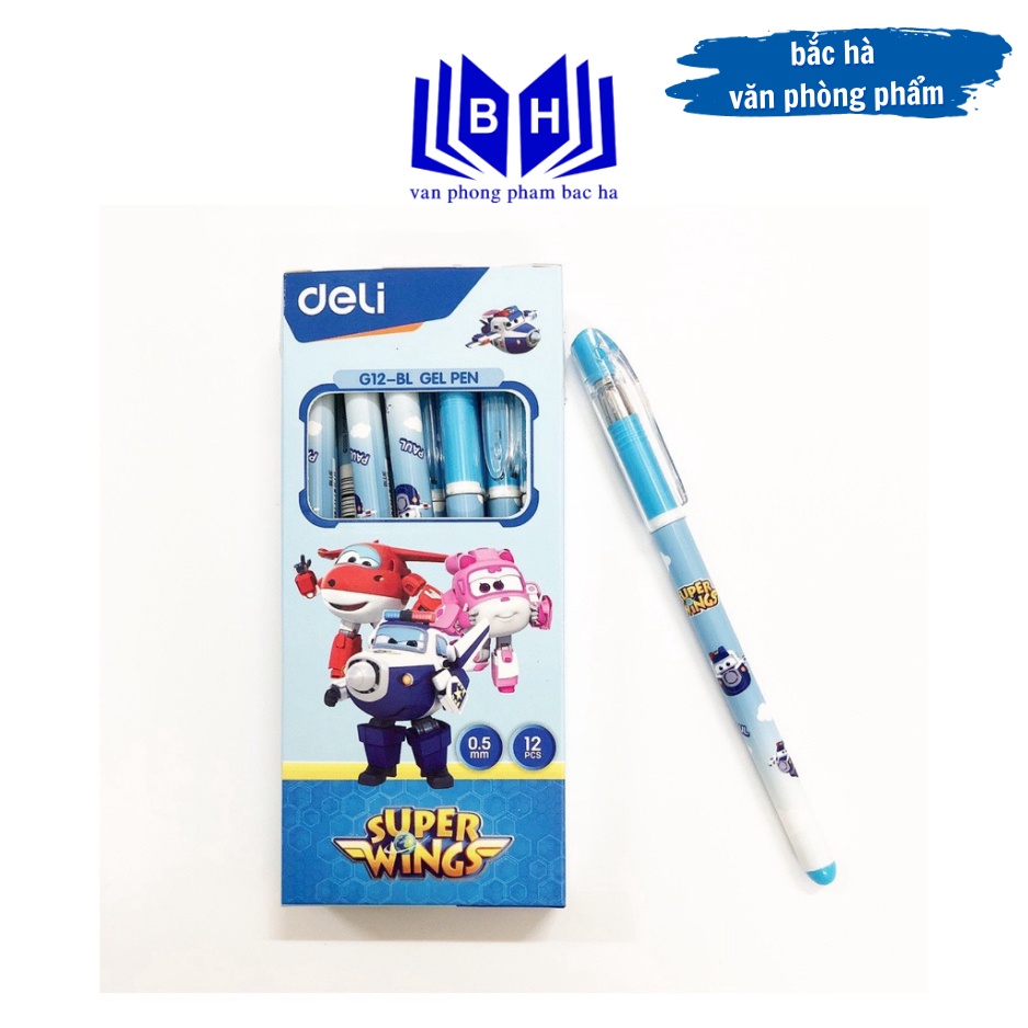 Deli blue/black/purple gel ink student ballpoint pen 0.5mm - G12 ...
