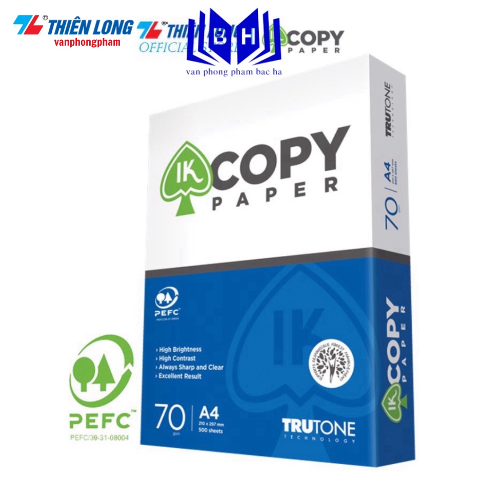 A4 70 gsm IK Copy Paper (500 sheets) - Imported from Indonesia (1 Ream ...
