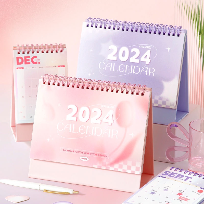 [Ready Stock] 2024 Desk Calendar Full Wind Calendar Creative Desktop Decoration Office Self ...