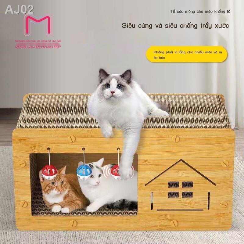 Scratching Table CatPieceg Combined with Cat House 2in1 Kleen Cat ...