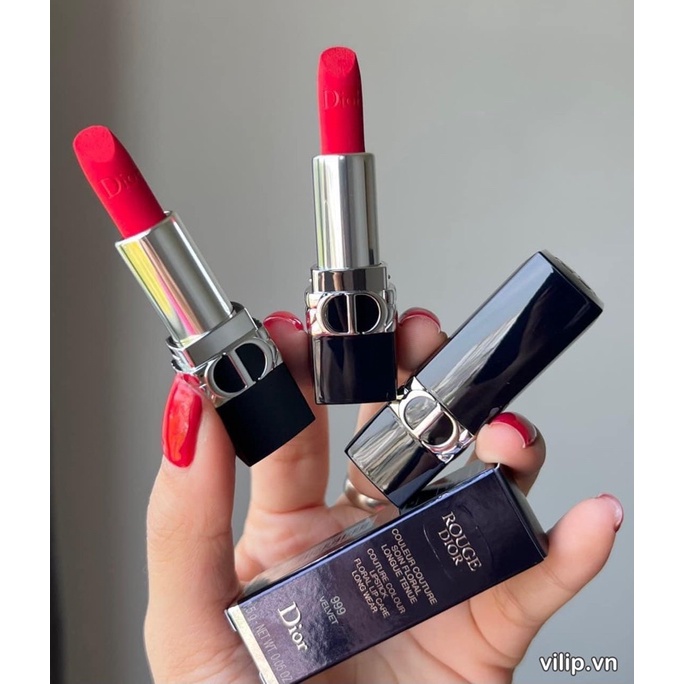 Dior Rouge Matte Lipstick 999.720 1.5 Grams / 3.5 Grams (With Paper Bag ...